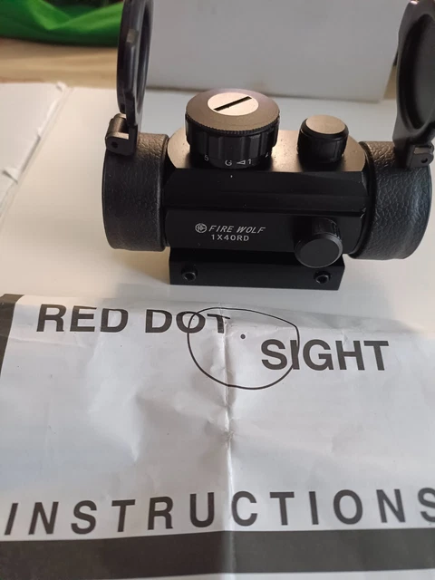 LUNETTE VISEUR SPY ADDICT fire wolf 1x40RD Point Rouge Red Dot Chasse ...