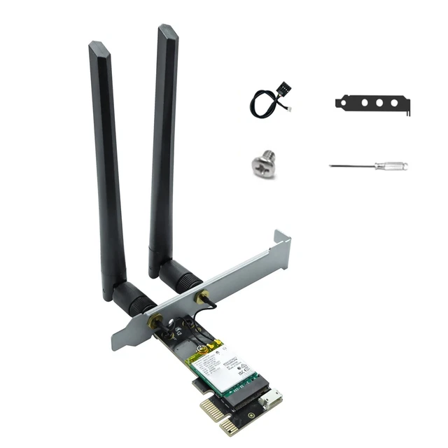 INTEL AX210 TRI-BAND wifi Bluetooth Card WiFi 6E Adapter 5000Mbps For ...
