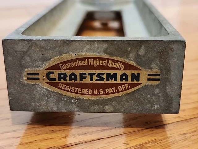 VINTAGE CRAFTSMAN LEVEL Prof-Class Cast Aluminum DOUBLE BUBBLE 28 INCH ...