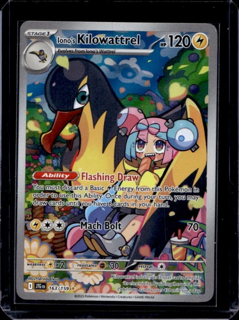 2025 POKEMON SV Journey Together JTG EN Iono's Kilowattrel #163/159 £0. ...