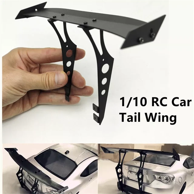 ALUMINUM SPOILER WING Rear Spoiler for 1:10 Scale RC On Road Drift ...