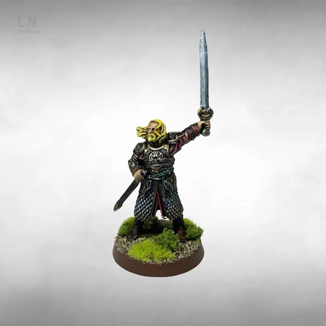 LORD OF THE Rings - LotR Theoden King of Rohan, painted (6C6) £120.00 ...
