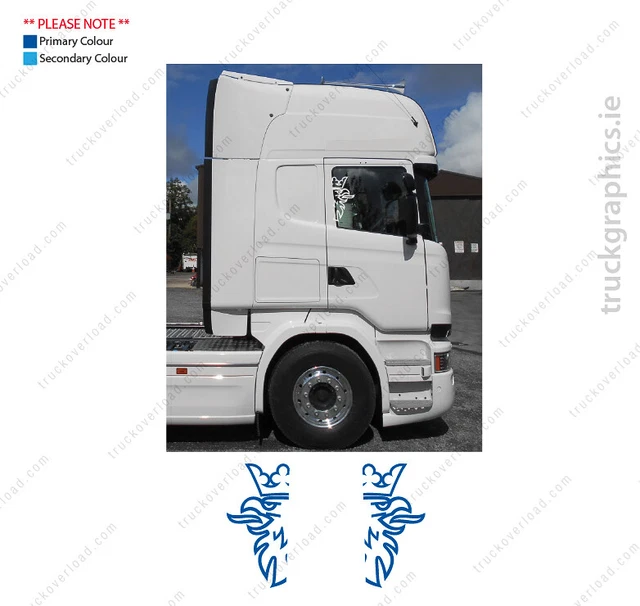 SCANIA GRIFFIN SIDE window Sticker,Streamline,Graphic R/S Series,Next ...