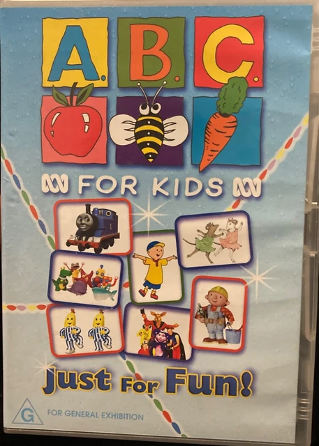 ABC FOR KIDS Just For Fun DVD OOP 2004 Thomas Bananas in Pyjamas Hooley ...