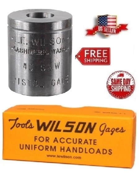 L.E. WILSON MAX Calibre Gauge 40 S&W # PMG-40S Neuf Livraison Gratuite ...