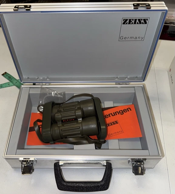 VINTAGE ZEISS DIALYT Safari Binoculars 8x30 Excellent W/ Case £517.61 ...