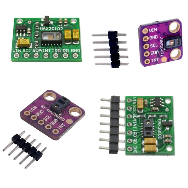 MAX30102/MAX30100 HEART RATE Breakout Sensor Blood Oxygen Transducer ...