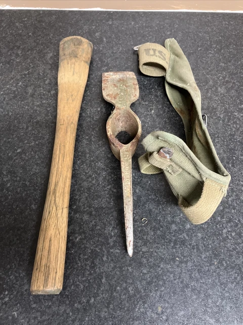WW2 US Army Pick-Axe Head Trenching Tool 1944 Scouts, Camping Tool EUR ...
