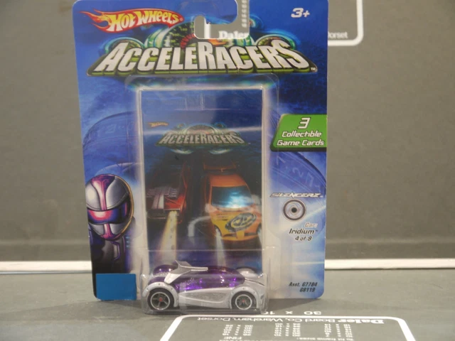 ACCELERACERS HOT WHEELS silencerz iridium 4/9 covered logo carded no2 £ ...
