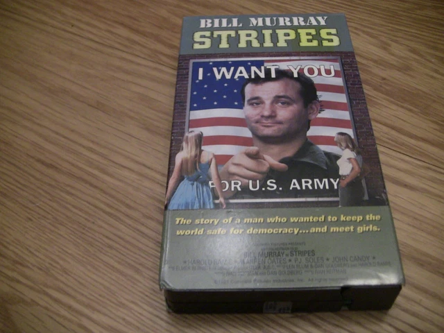 STRIPES VHS MOVIE comedy Bill Murray, John Candy, Warren Oates £9.07 ...