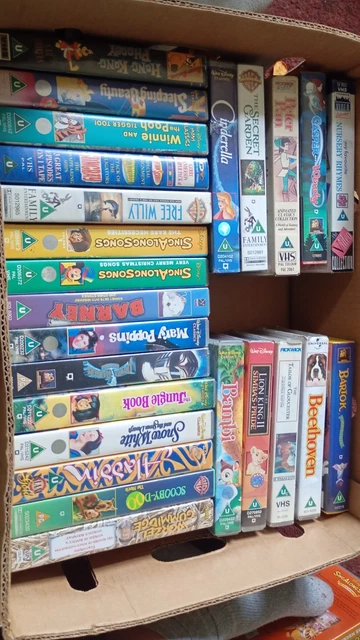 34 VHS CHILDREN'S TAPES INC 11 DISNEY Wakefield? £21.48 - PicClick UK