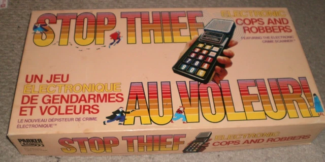 STOP THIEF GAME Electronic Cops And Robbers 1979 English Complete ...