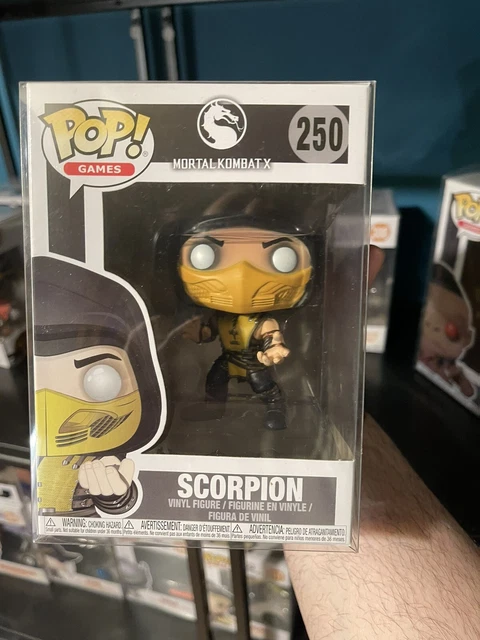 FUNKO POP MORTAL Kombat X #250 - SCORPION avec protection pop EUR 29,19 ...