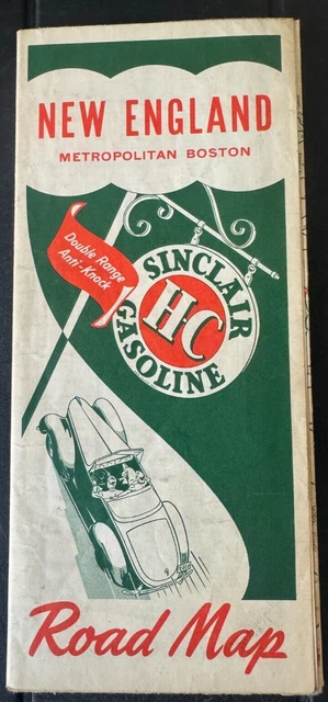 VINTAGE SINCLAIR GAS Station Road Map of Pennsylvania - 1940 $9.00 ...