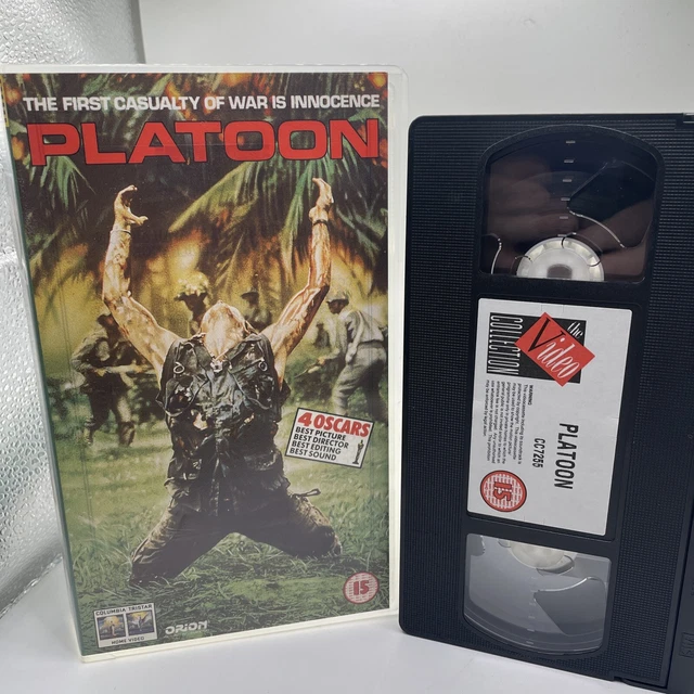 PLATOON VHS VIDEO Tom Bereneger Willem Dafoe Charlie Sheen (skub5) £2.95 - PicClick UK