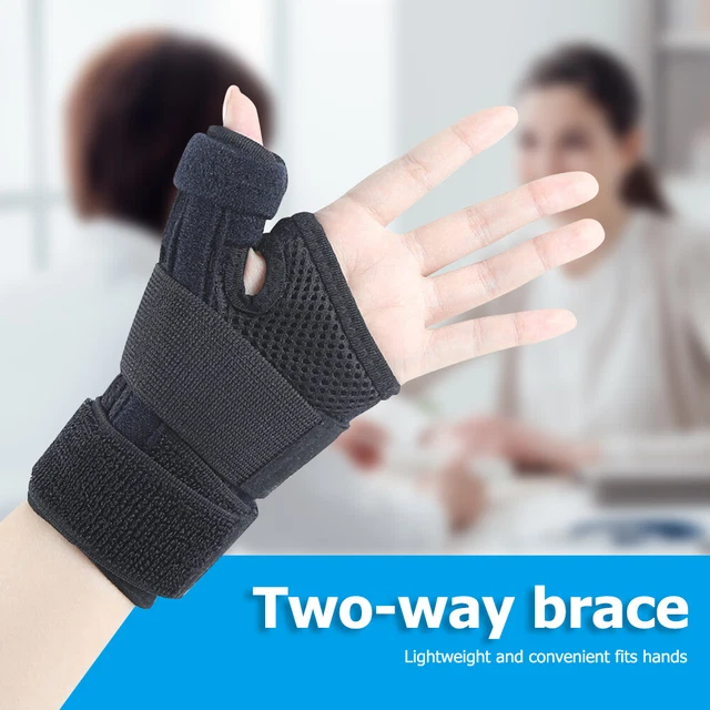WRIST SUPPORT THUMB Sprain Fracture Braces Splint Wrist Hand Protector ...