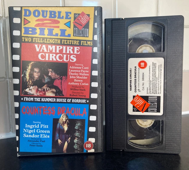 HORROR DOUBLE BILL Vampire Circus/Countess Dracula Horror VHS 📼💀 £10.00 ...
