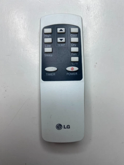 LG AIR CONDITIONER Remote Control, White - Timer Sleep OEM Original 11 ...