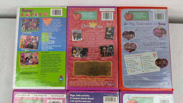 ASSORTED BUNDLE OF 20x Barney The Dinosaur & Friends Vintage VHS ...