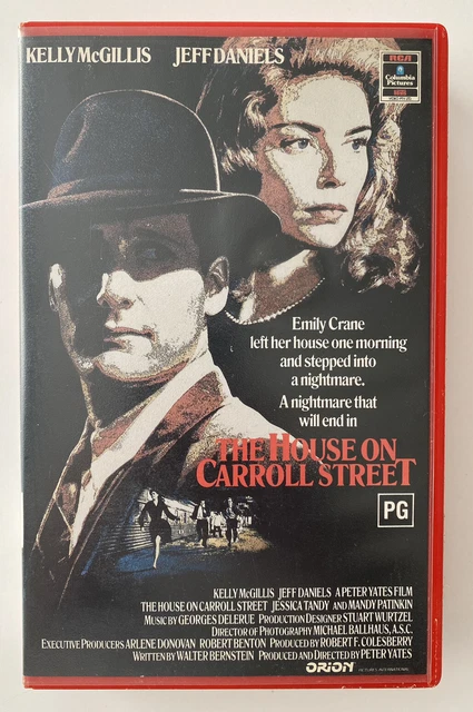 HOUSE ON CARROLL Street [VHS] RCA Columbia Hoyts Video Big Box Ex ...