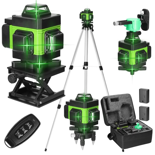4D 16 LINE Laser Level 3° Selbstnivellierung Maschine Wasserwaage ...
