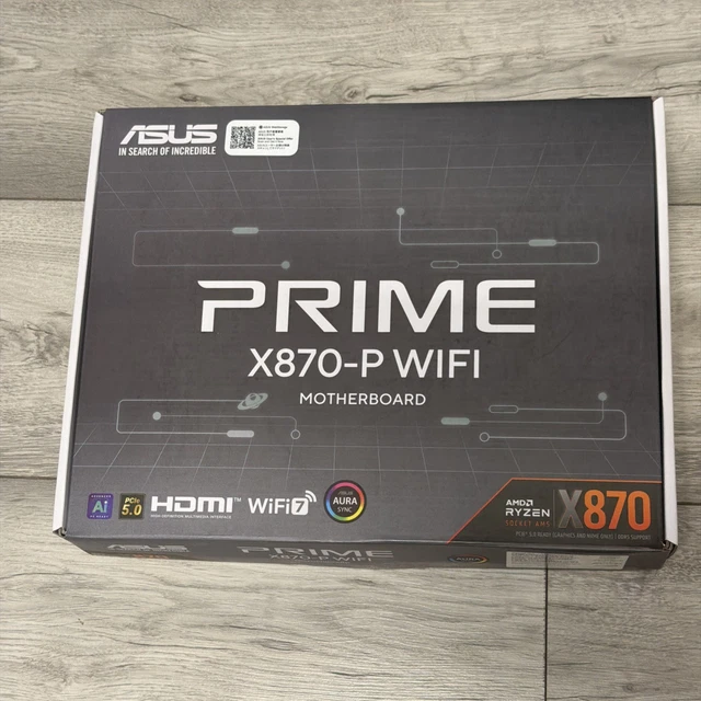 ASUS PRIME X870-P WIFI AMD X870 Socket AM5 ATX £156.70 - PicClick UK