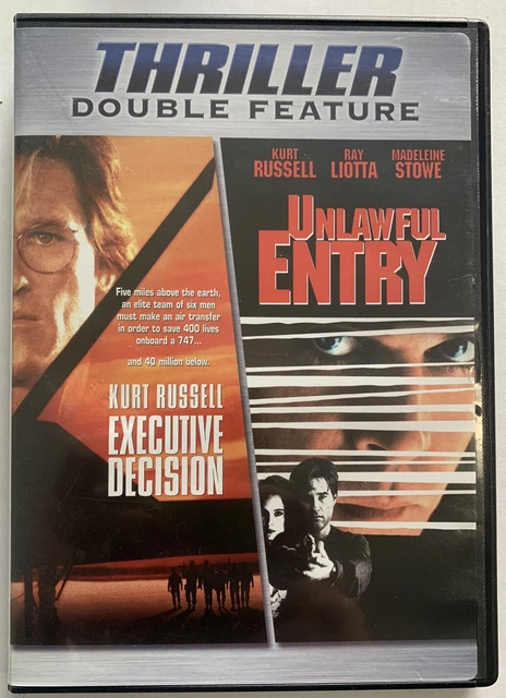 EXECUTIVE DECISION / Unlawful Entry (DVD, Kurt Russell, Ray Liotta, OOP ...