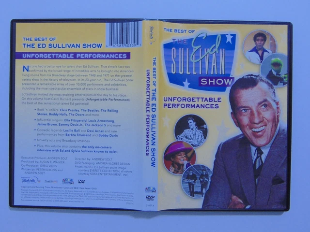 THE BEST OF the Ed Sullivan Show: Unforgettable Performances - DVD $14. ...