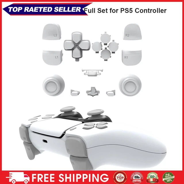 FOR DUALSENSE REPLACEMENT Button Full Set for PS5 Controller Parts ...