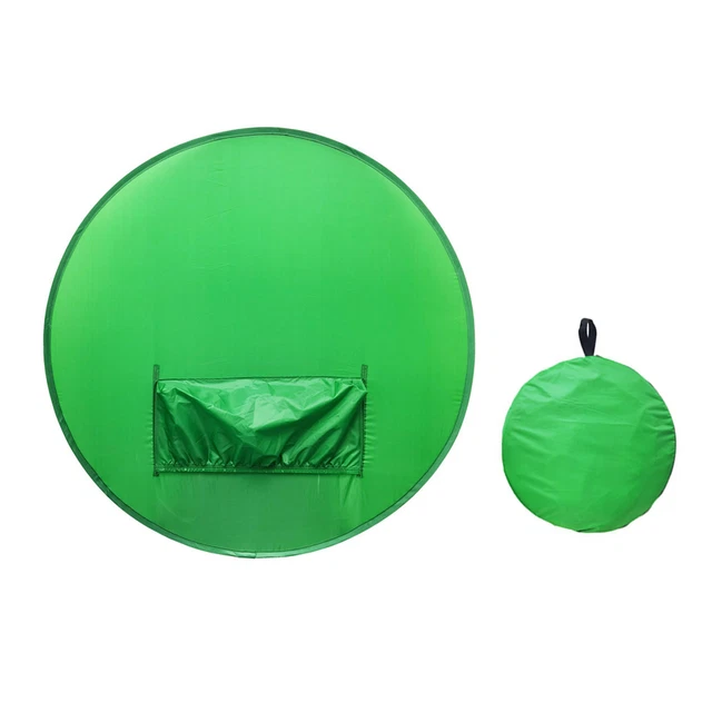 142CM ROUND GREEN Screen Backdrop Portable Green Screen Chair ...