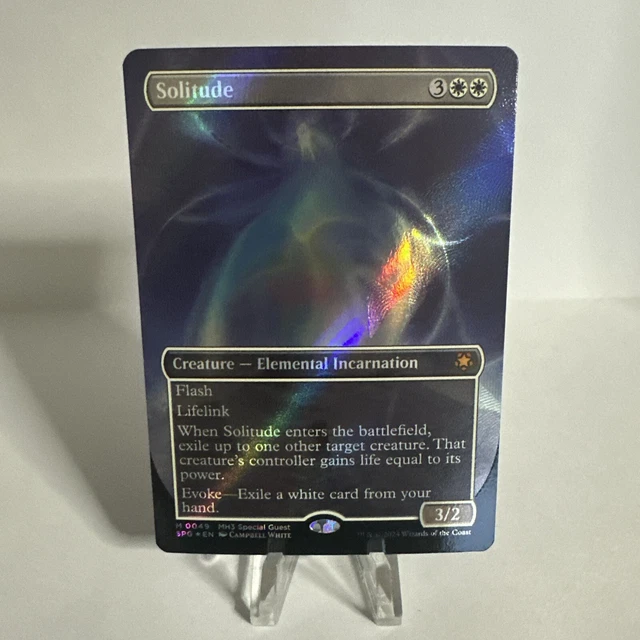 FEUILLE TEXTURÉE MTG Solitude Modern Horizons 3 MH3 comme neuf EUR 44 ...