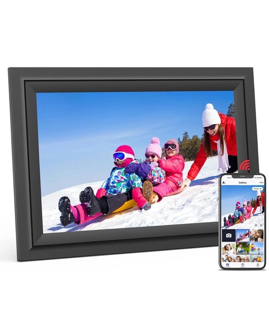 10-INCH DIGITAL SMART Picture Frame with WiFi, HD IPS Screen 32GB ...