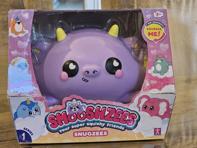 SMOOSHZEES SNUGZEES PURPLE Dragon Puffin £8.98 - PicClick UK