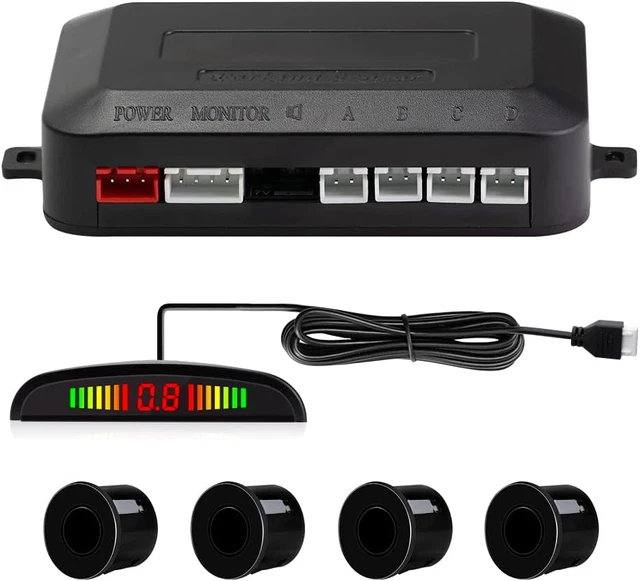 RADAR DE RECUL Voiture, Aide Au Stationnement Avec 4 Capteurs De ...