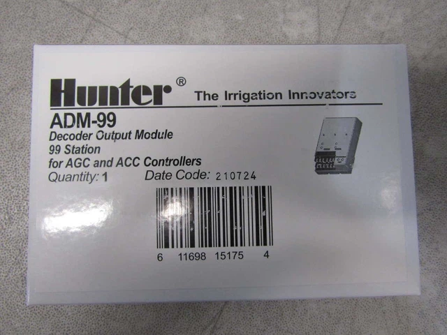 HUNTER SPRINKLER ADM99 ACC Controller Decoder Module Only $299.99 ...