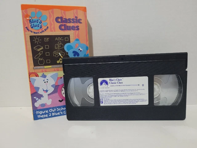 BLUES CLUES - Classic Clues (VHS, 2004) Tested $14.86 - PicClick AU