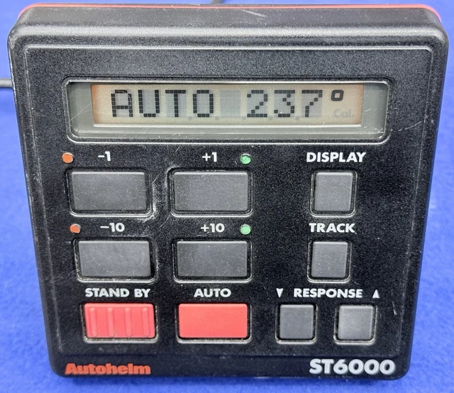 RAYMARINE RAYTHEON AUTOHELM ST6000 Auto Pilot Control Head - Tested ...