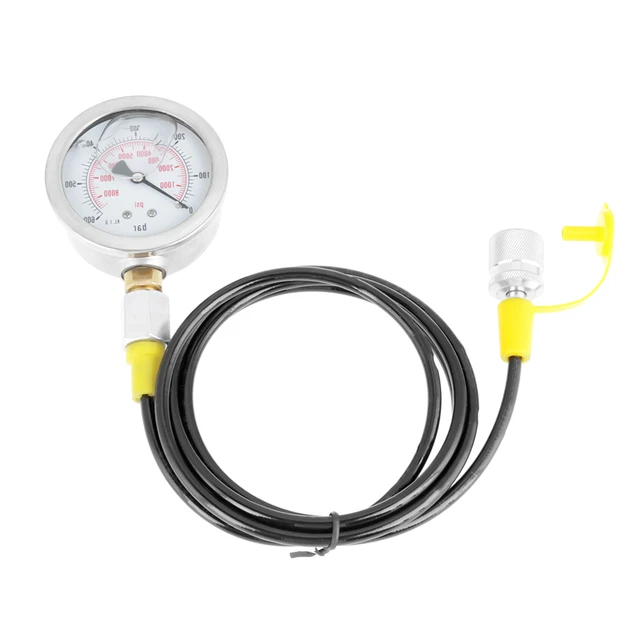 HYDRAULIC HOSES TEST Point Coupling M16*2-BSP1/4 + 0~600BAR/8500PSI ...