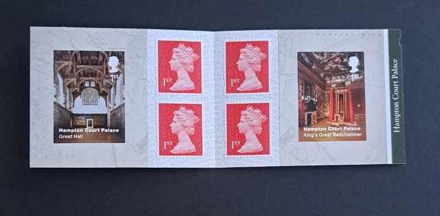 GB UM COMMEMORATIVE STAMP BOOKLET- Hampton Court Palace- 31.7.18 £10.75 ...