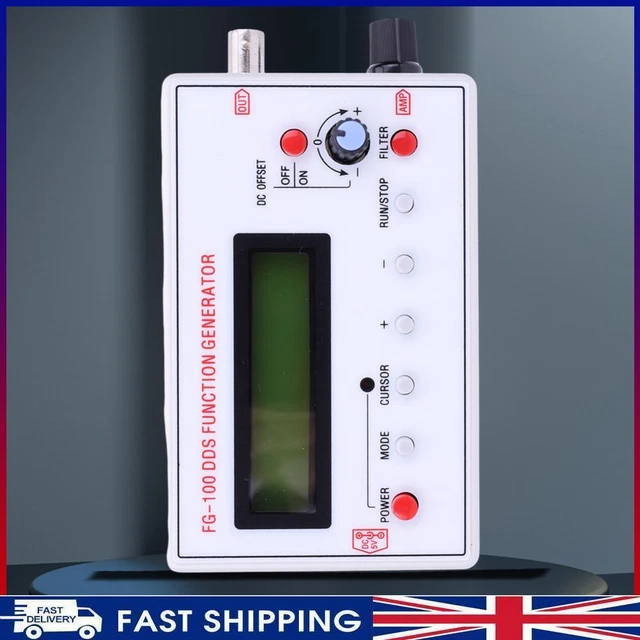 # FG-100 DDS Function Low Frequency Signal Generator 1Hz - 500KHz ...