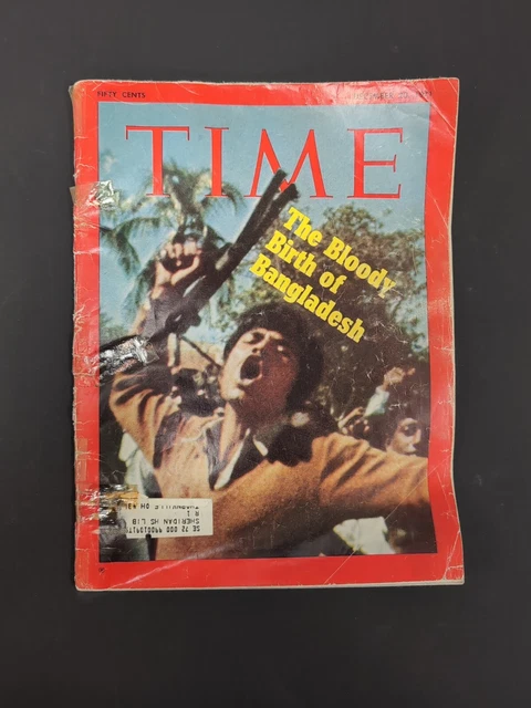 TIME MAGAZINE DECEMBER 20 1971 The Bloody Birth Of Bangladesh Very Rare ...