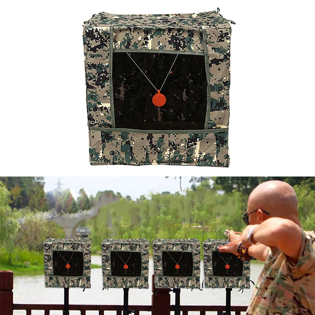 SHOT TARGET BOX Recycle Ammo Portable Hunt Catapult for Practice Target ...