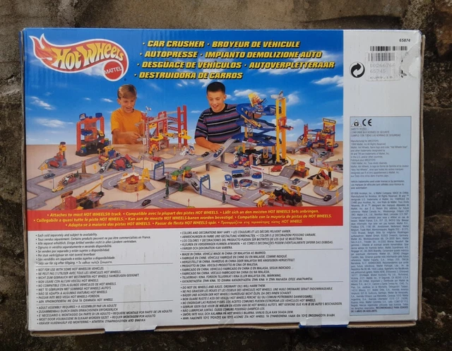 **VINTAGE SPIELSET*HOT WHEELS*MATTEL*CAR Crusher*Play~ Set 65874*Vw ...