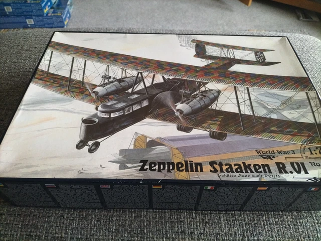 RODEN 1:72ND SCALE Model Kit Zeppelin Staaken R.VI WWI Bomber. Sealed ...