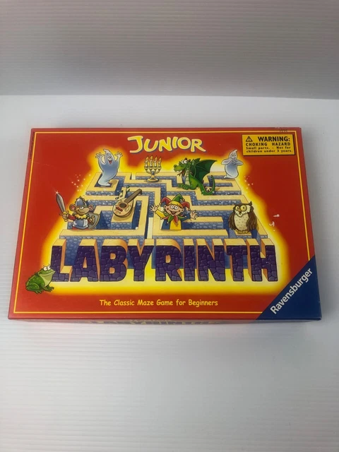 RAVENSBURGER JUNIOR LABYRINTH Board Game the Classic Maze Game for ...