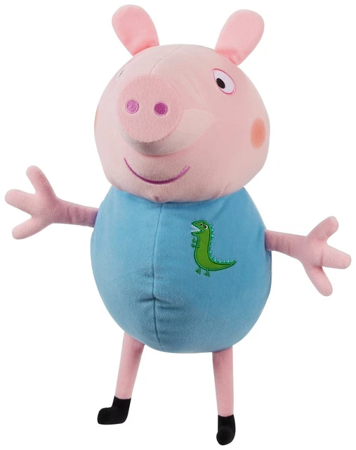 GEORGE PIG SOFT Plush Toy Peppa Pig Cute Cuddly Teddy (No Sound) Blue ...