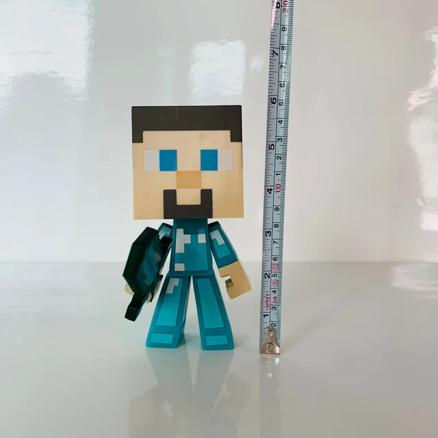 6'' MOJANG MINECRAFT Steve With Sword Action Figure Home Decor By Notch ...