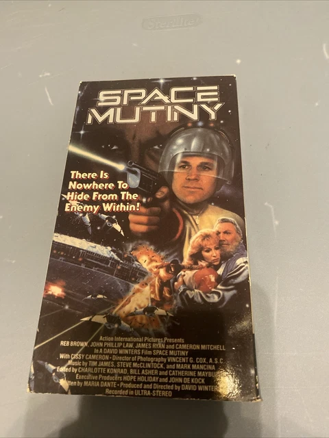 SPACE MUTINY 1988 VHS Tape Cult Sci Fi Movie Film Reb Brown £12.86 ...