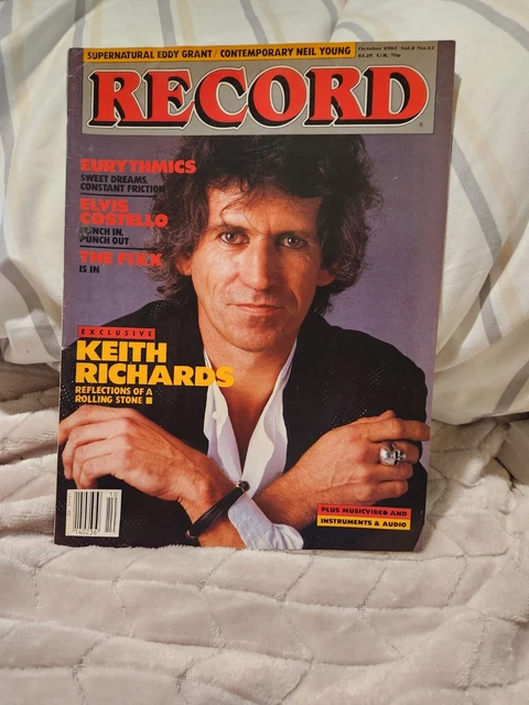 2 KEITH RICHARDS Cover Magazines. Guitar World 1988, Record 1983 £15.71 ...