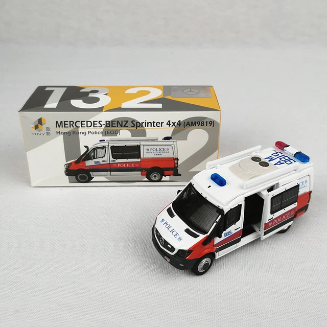 TINY 132 HONG Kong Police Car Benz Sprinter 4X4 1/76 Diecast Model 004689 £21.48 - PicClick UK
